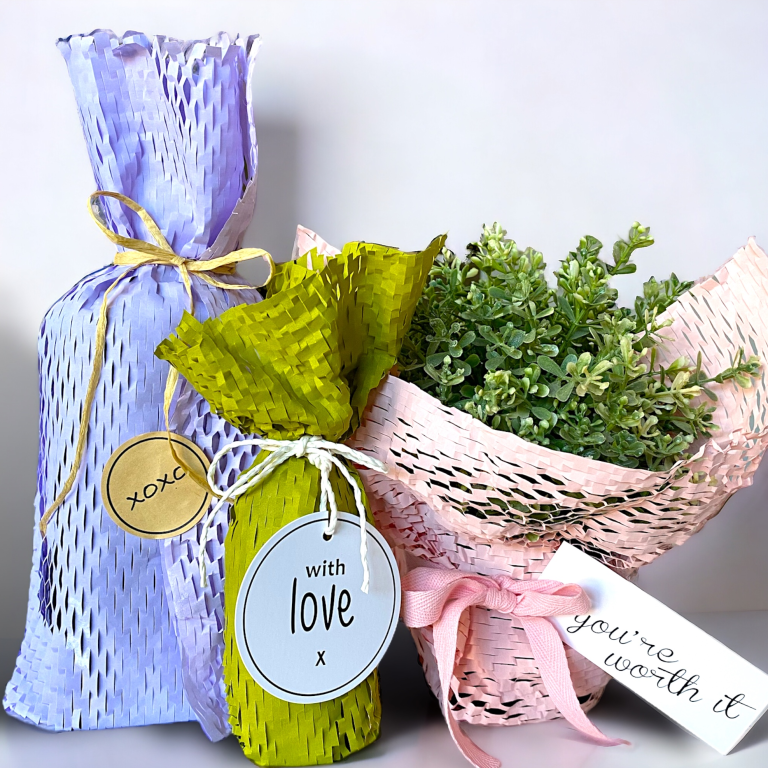 PINK Hex Hex Paper Wrap - Finmark Wholesale