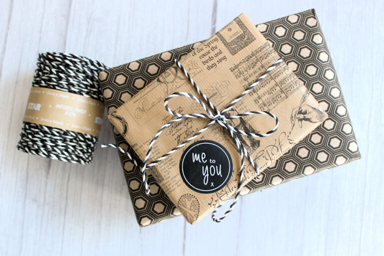 RIBBED POEM Wrapping Paper - Finmark Wholesale