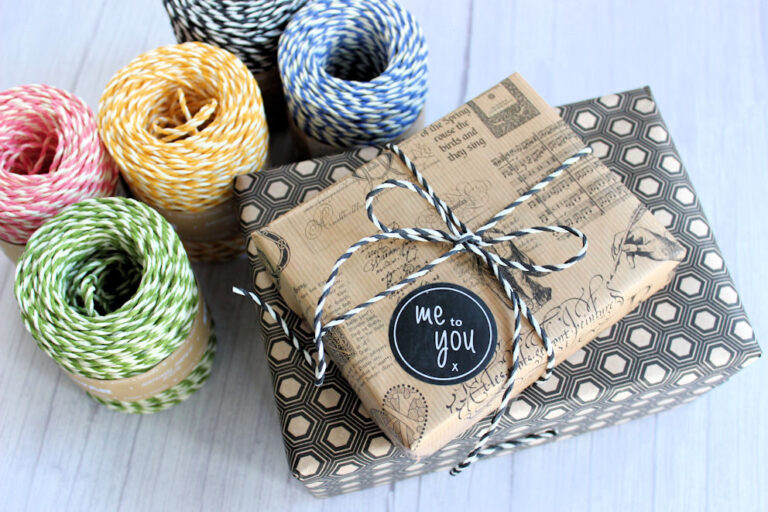 RIBBED POEM Wrapping Paper - Finmark Wholesale