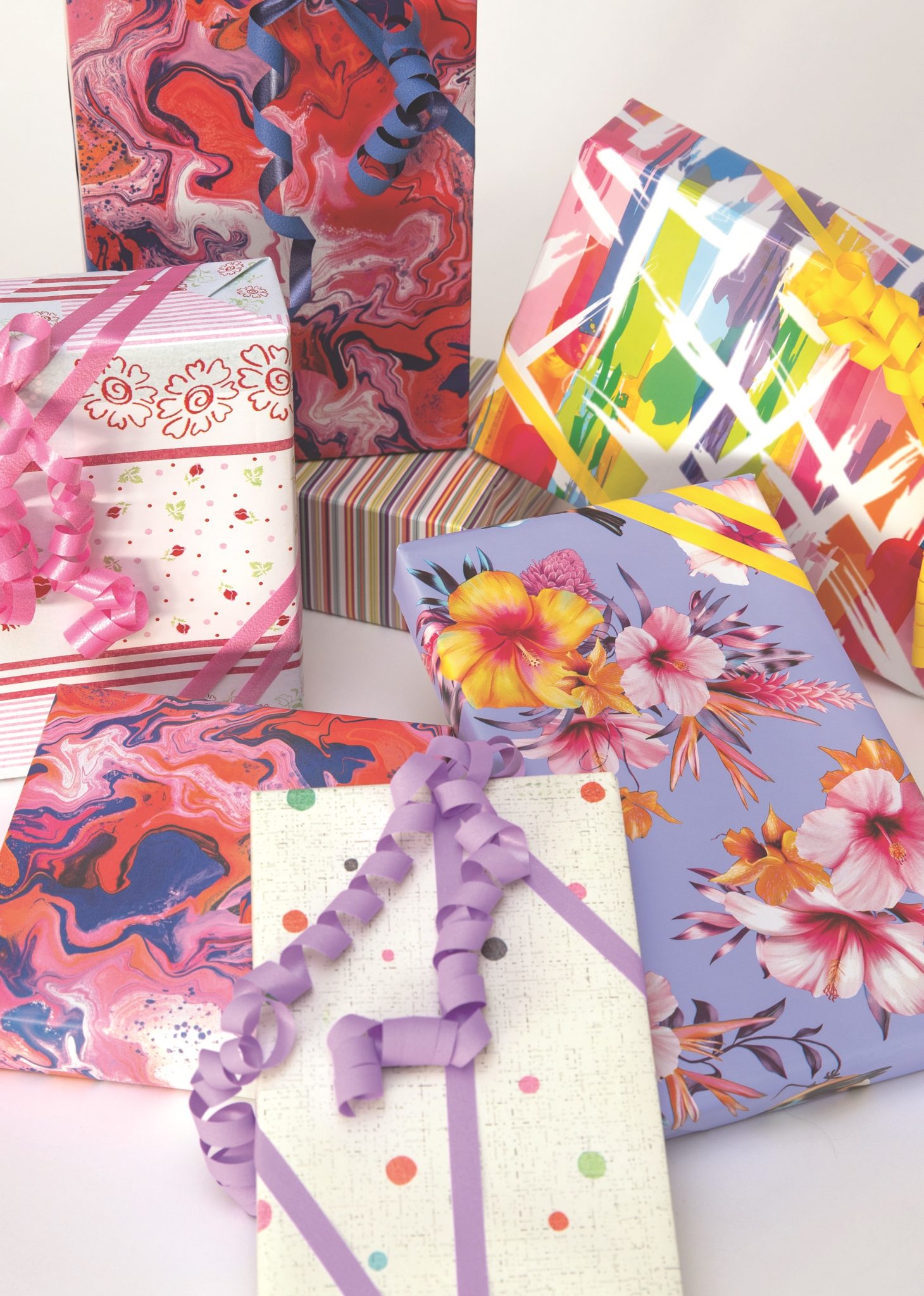 RAINBOW PAINT Wrapping Paper - Finmark Wholesale