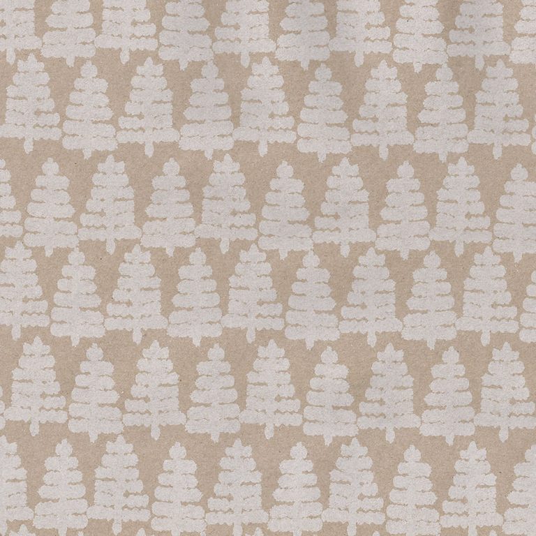 FUZZY TREES KRAFT Narrow Wrapping Paper - Finmark Wholesale