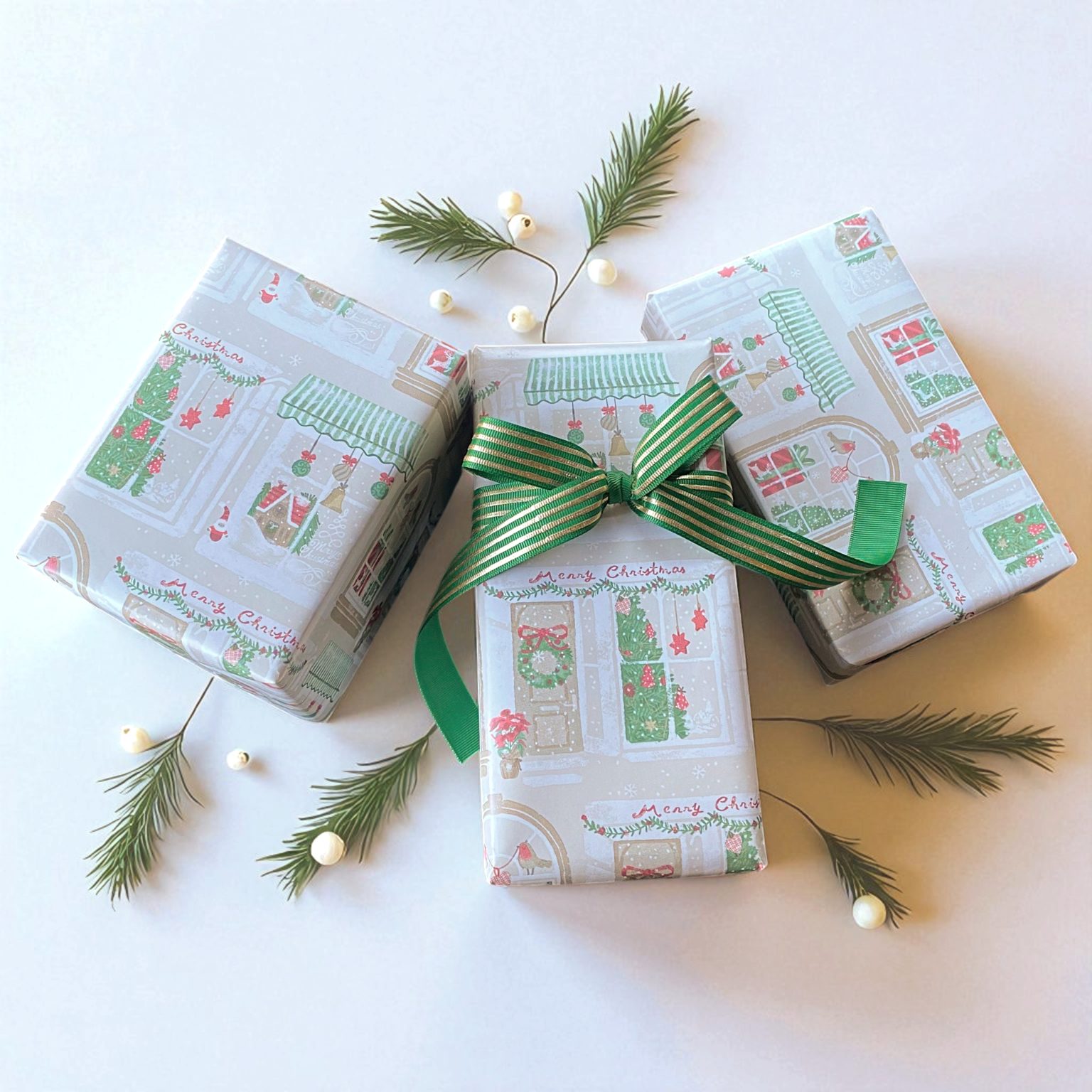 XMAS WINDOWS Wrapping Paper - Finmark Wholesale